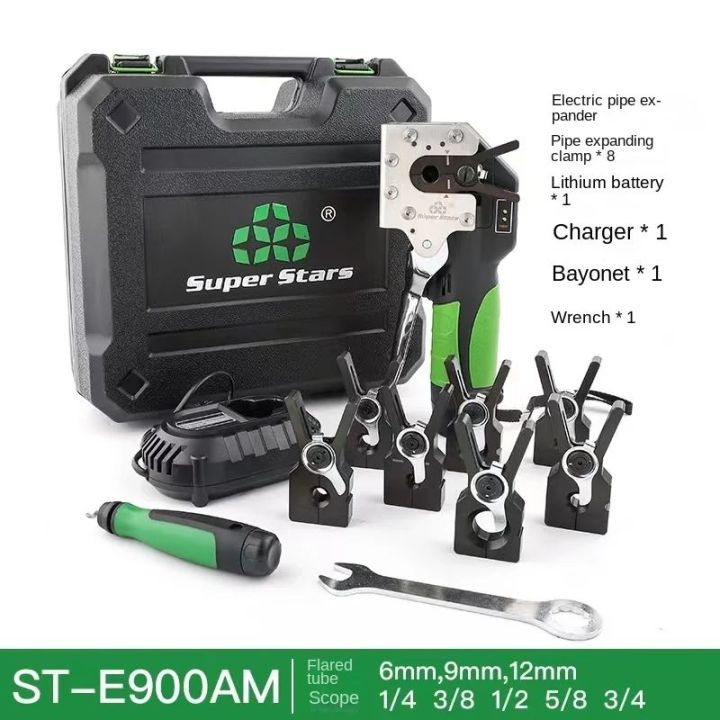 Copper Tube Electric Flaring Tool Kit ST-E900A Cordless Expander for ...