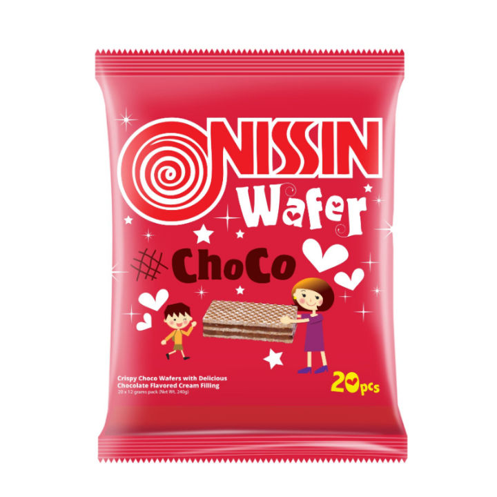 Nissin Wafer Choco Flavor 12g x 20s | Lazada PH