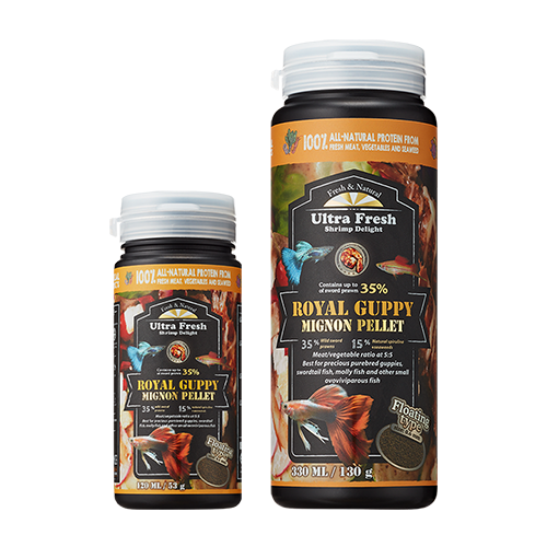Azoo Ultra Fresh Royal Guppy Mignon Pellet | Fish Food | Guppy Fish ...