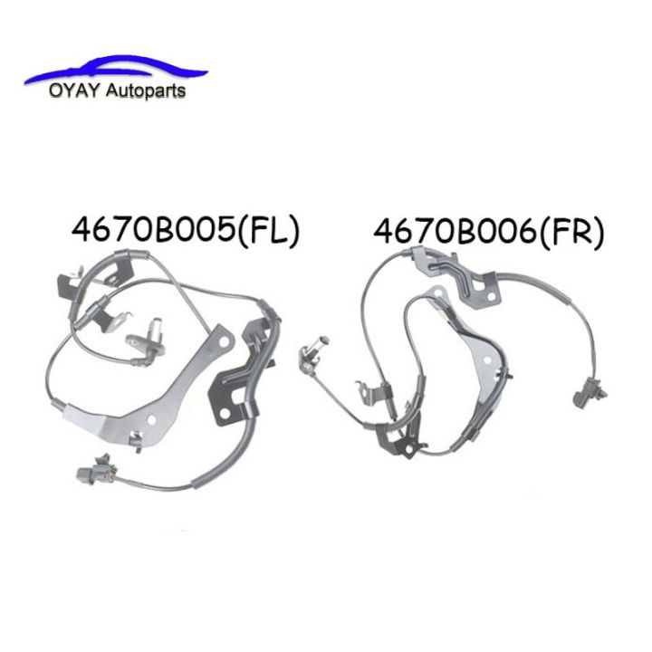 NEW Car 4670B005 4670B006 Front Left & Right ABS Sensor For Mitsubishi ...