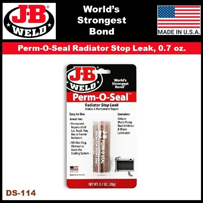JB WELD/ J-B Weld Perm-O-Seal Radiator Stop Leak, 0.7 oz. - DS-114 ...