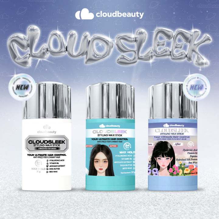 CLOUDSLEEK (30g) Hair Styling Stick ANTI FRIZZ FLYAWAY Hair Strong ...