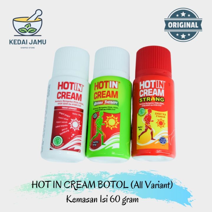 HOT IN CREAM BOTOL 60 Gram (KECIL) | Lazada Indonesia