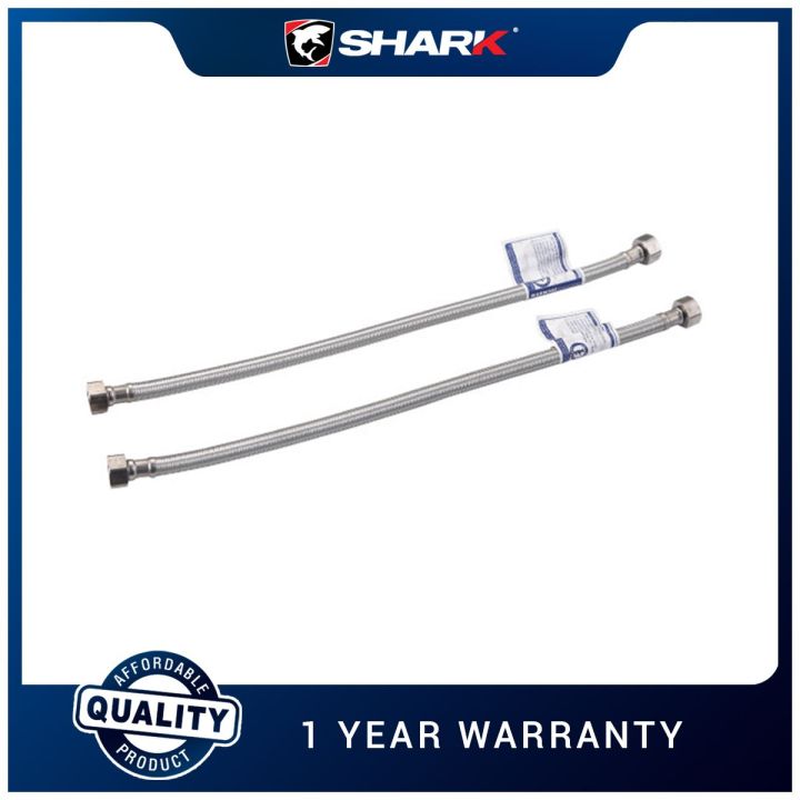 SHARK SF 2563 Stainless Flexible Hose 1/2" x 1/2" x 18" | Lazada PH