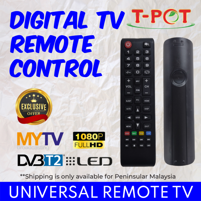 TPM TV REMOTE CONTROL FULL HD LED TV | Lazada
