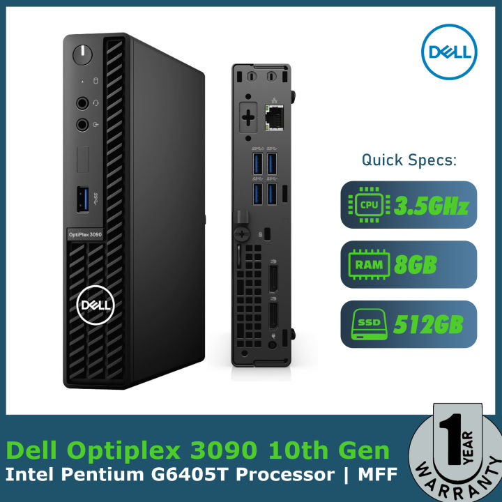 Intel Pentium Gold G6405│Dell Optiplex 3090│4MB Cache│8GB RAM│512GB SSD ...