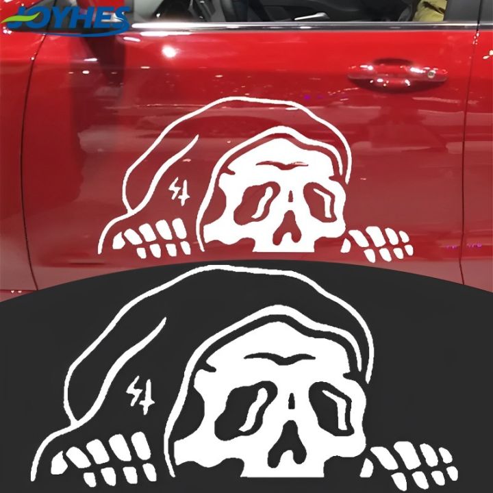 Personalize Skull Car Stickers Car Body Window Rear Windshield Sticker ...