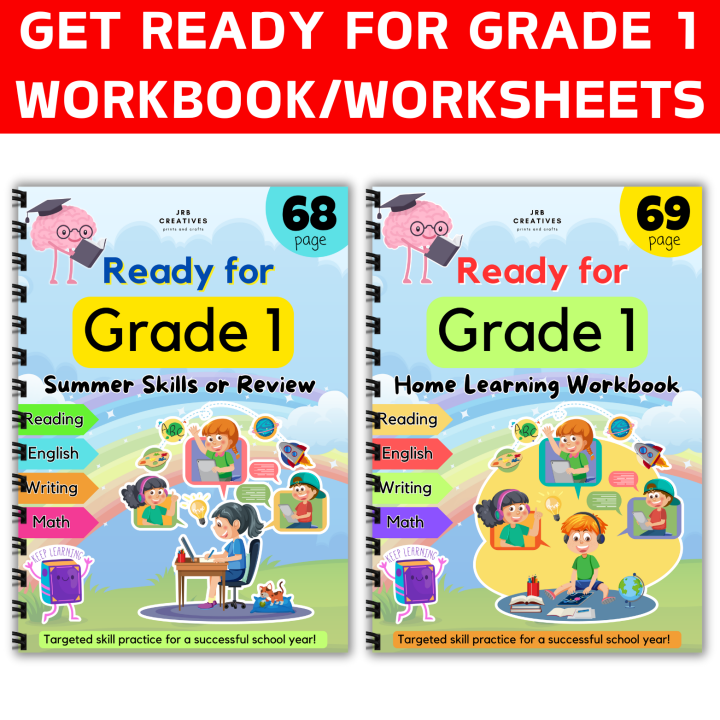 Get Ready for GRADE 1 HOME LEARNING Activity Book/Worksheets | Lazada PH
