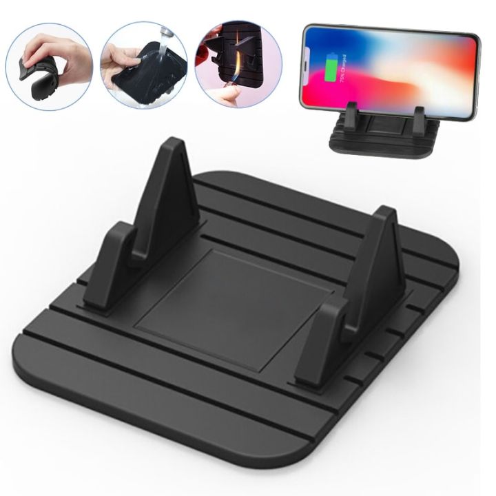 4 Color Multifunction Anti-slip Car Silicone Holder Mat Pad Dashboard ...