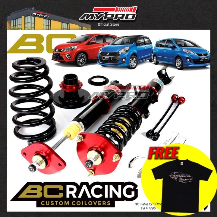 🔥adjustable🔥bc racing v1 series hi lo soft hard adjustable 32step for perodua myvi alza new myvi ...