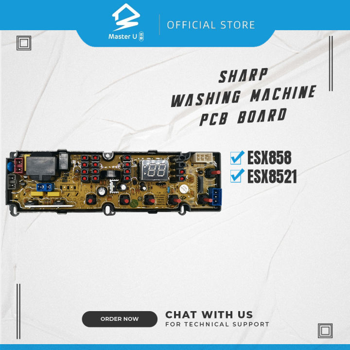 SHARP WASHING MACHINE PCB BOARD - ESX858 / ESX8521 | Lazada