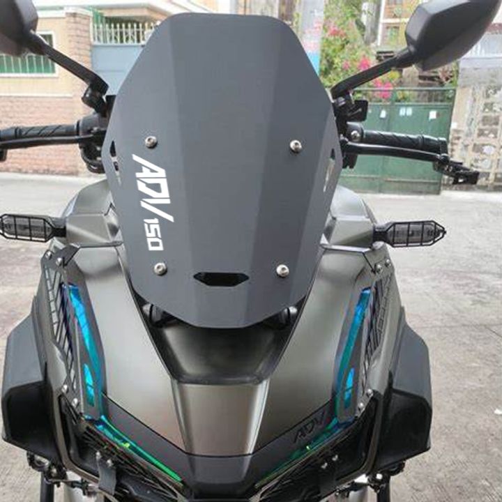 อุปกรณ์เสริมกระจกบังลม ADV-150อลูมิเนียมรถจักรยานยนต์สำหรับ Honda ADV 150 ADV150 2019 2020 2021 ...