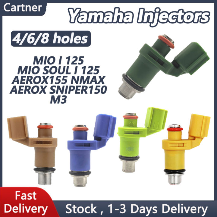 4/6/8 Holes Fuel Injector for Yamaha MIO I 125 MIO SOUL I 125 AEROX155 ...