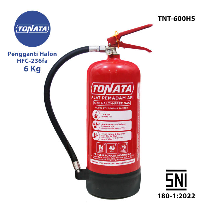 Alat Pemadam Api Tonata SNI / APAR Clean Agent HCFC/HFC 6 kg | Lazada Indonesia