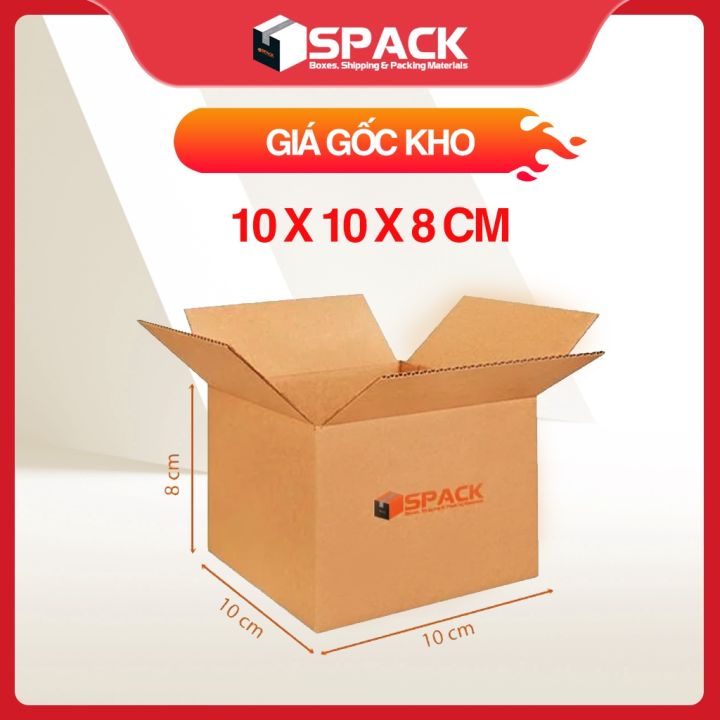 10x10x8cm - Combo 20 thùng carton Spack đóng hàng TMĐT - thùng carton ...
