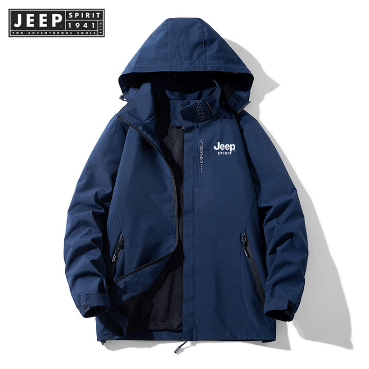 Jeep Spirit 1941 Estd Men's and Women's Outdoor Jacket Mountaineering ...
