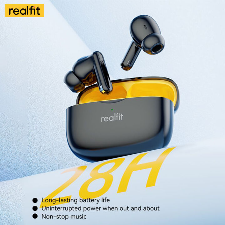 Realfit F3 ANC Bluetooth Earphone -38dB Noise Cancelling Tws Earbuds ...