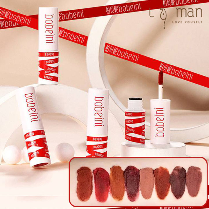 ลิปสติก Bobeini ลิปโคลนลิปกำมะหยี่ ใช้ได้ทั้งปากและแก้ม ลิปสติกเนื้อแมท ...