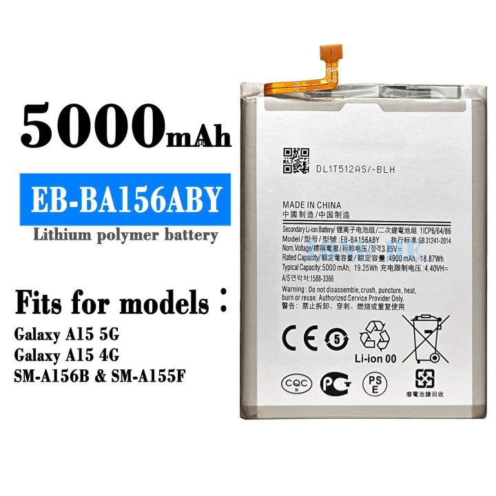 SAM Galaxy A15 4G 5G SM-A156B SM-A155F EB-BA156ABY Battery | Lazada PH