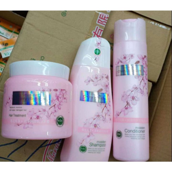 READY STOCK CHERRY BLOSSOM SHAMPOO 3IN1 | Lazada