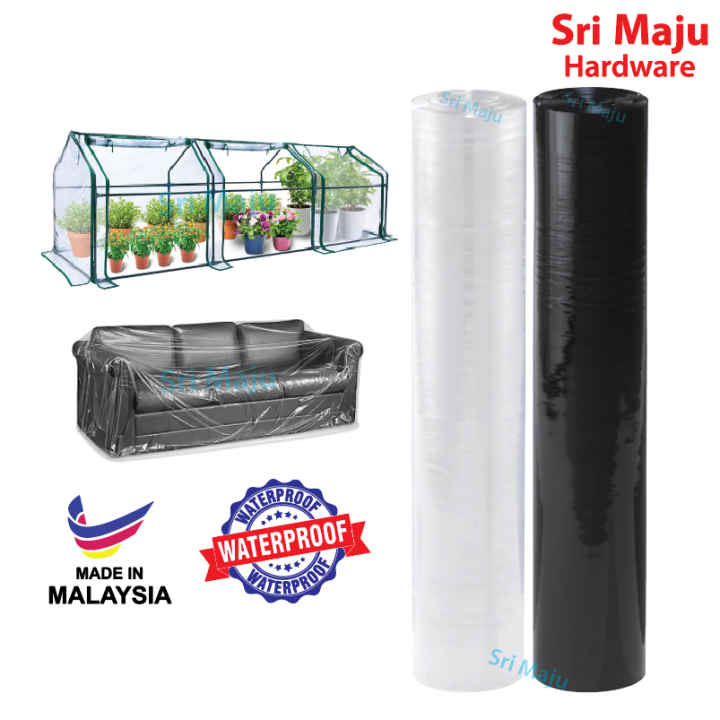 MAJU Heavy Duty 2M x 5M Multi Purpose Plastic Cover Film Sheet Paint ...