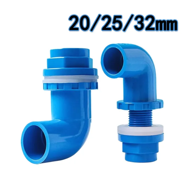 20/25/32mm PVC Drain Connector Thicken Fish Tank Drainage pipe elbow ...