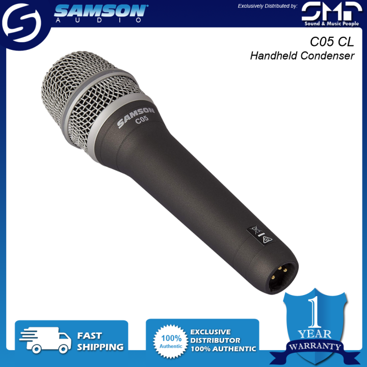 SAMSON C05-CL - Handheld Condenser Microphone (with XLR Cable) | Lazada PH