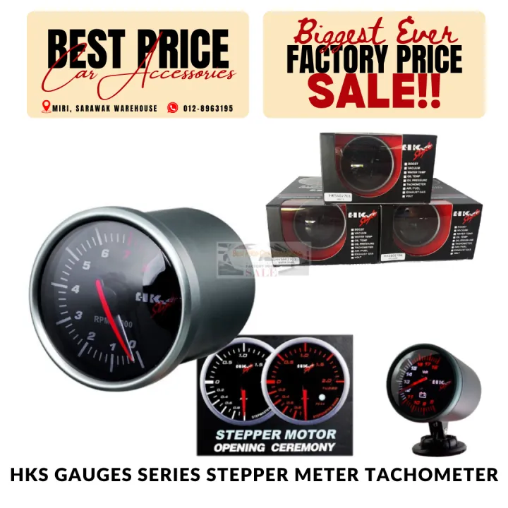 HKS Gauges Series Stepper Meter Tachometer | Lazada