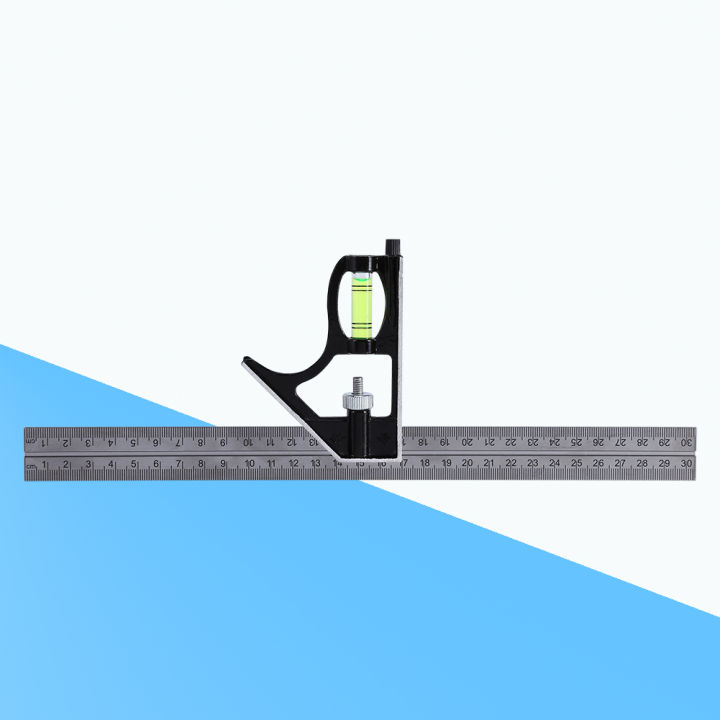 Combination Ruler Set Stainless Steel 300mm 12 Adjustable Engineers ...