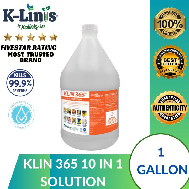 Original Kalinisan KLIN 365 10 in 1 Solution 1 gallon | Lazada PH