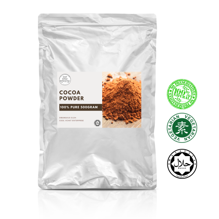 Cocoa Powder 100% Pure Chocolate Powder No Sugar 纯巧克力粉 可可粉无添加糖份 250g ...