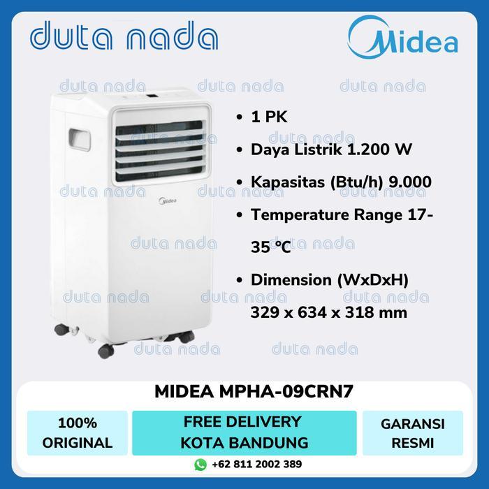 MIDEA AC PORTABLE 1 PK MPHA09CRN7 / MPHA-09CRN7 | Lazada Indonesia