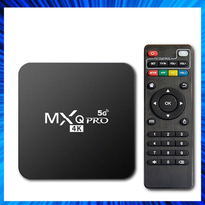 Android tv box MXQ pro 4K -5G RAM 8GB ROM 128GB smart tv Box Kabel ...