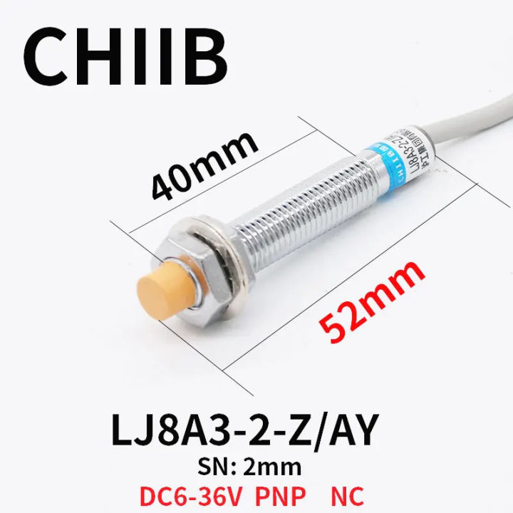 LJ8A3-2-Z /Ay 3-Wire PNP NC M8 2มม. DC6 ~ 36V กระบอก Inductive Proximity Sensor Switch | Lazada ...