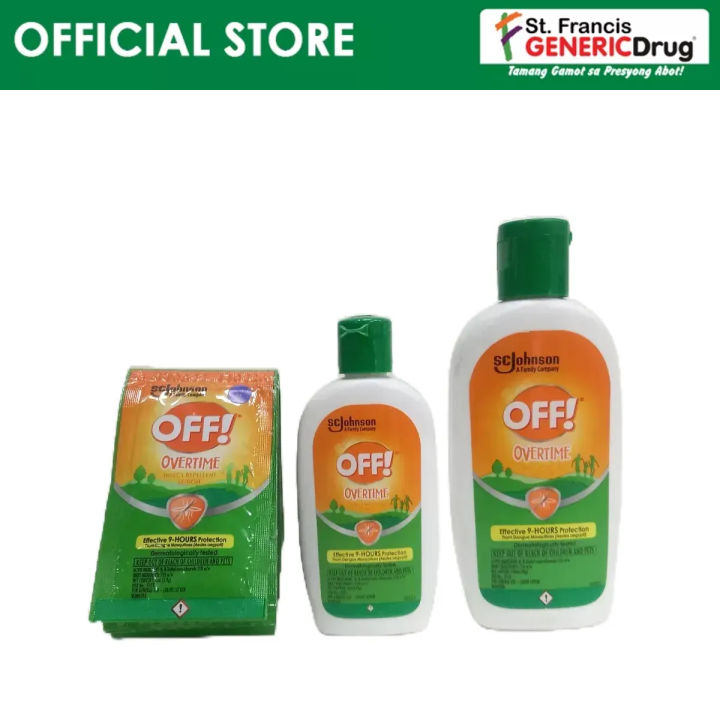 OFF!® Overtime Insect Repellent Lotion | Lazada PH
