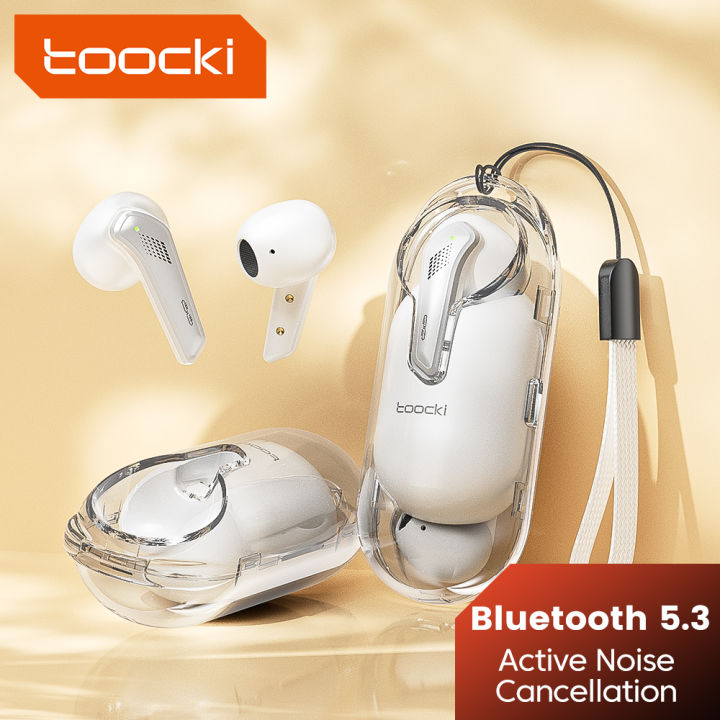 Toocki 5.3บลูทูธ Toocki ครึ่งอินเอียร์หูฟังบลูทูธลดเสียงรบกวนเทคโนโลยี ...