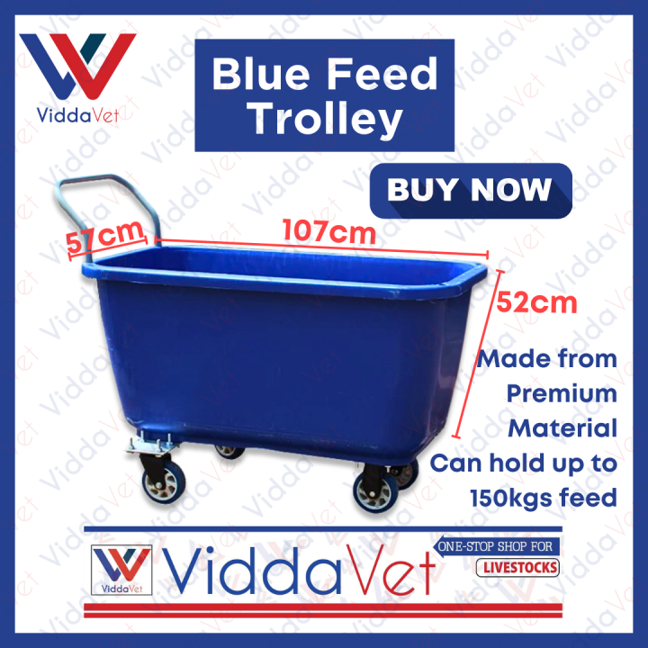 Farm trolley push cart Pig farm feed driver cart farm transport vehicle ...