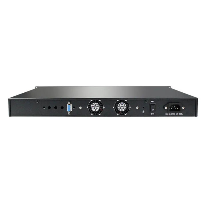 1U Rackmount Firewall Router With 6 Intel 2.5G LAN NICs Intel 10th Gen ...