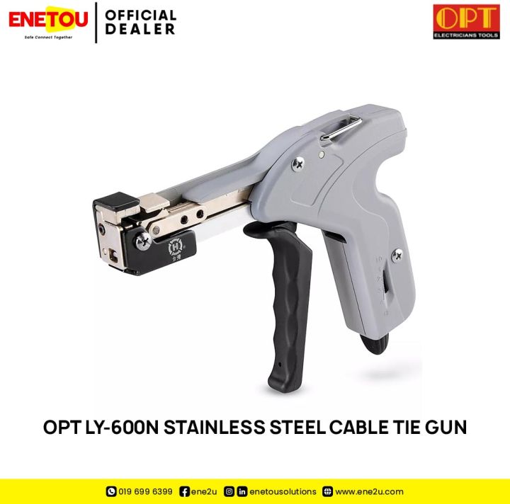 OPT LY-600N STAINLESS STEEL CABLE TIE GUN | Lazada