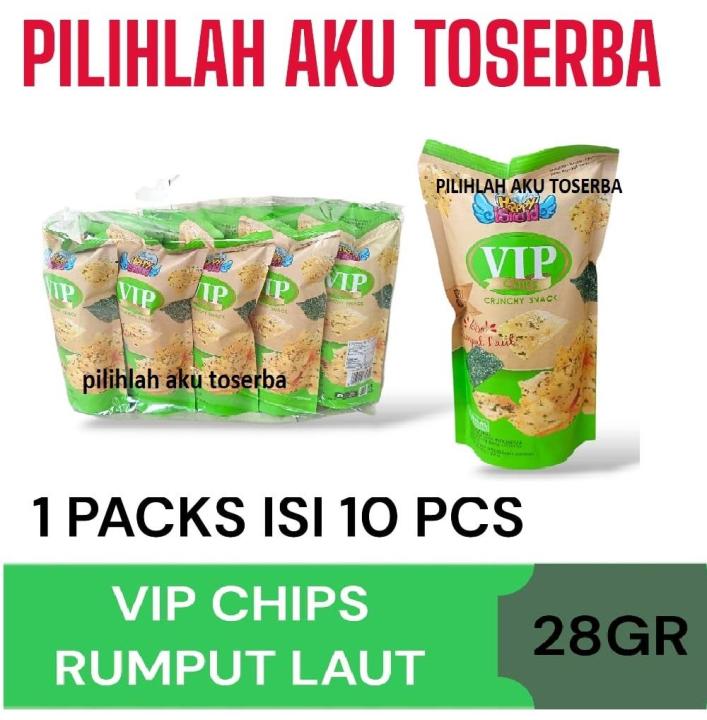 VIP Chips Rumput Laut - ( HARGA 1 pack ) | Lazada Indonesia