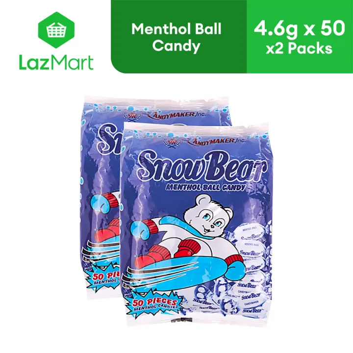 Snow Bear Menthol Ball Candy 50s x 2 | Lazada PH