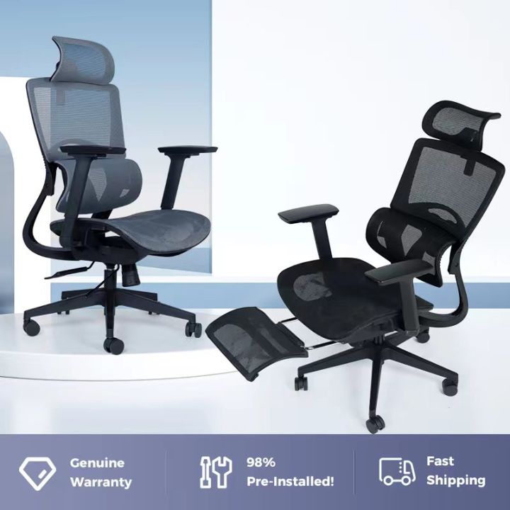 Ezcaray E2 Fully Synchronised HighBack Ergonomic Mesh Chair | Lazada ...