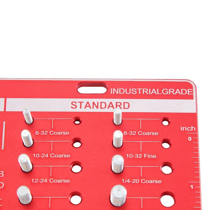 Bolt Size and Thread Gauge Identifier,Ruler with Inches and Centimeter ...