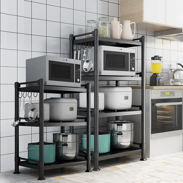 3/4/5 Layer Stainless Steel Kitchen Shelf Goods Shelves Rice Cooker ...