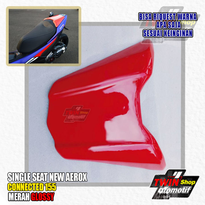 Single seat new aerox connected, single seat aerox sporty style, single ...