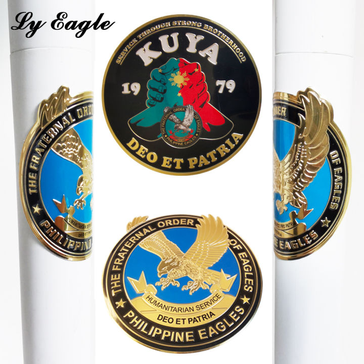 Ly Eagle Bendable Brass Metal the Fraternal Order of Eagles Emblem ...