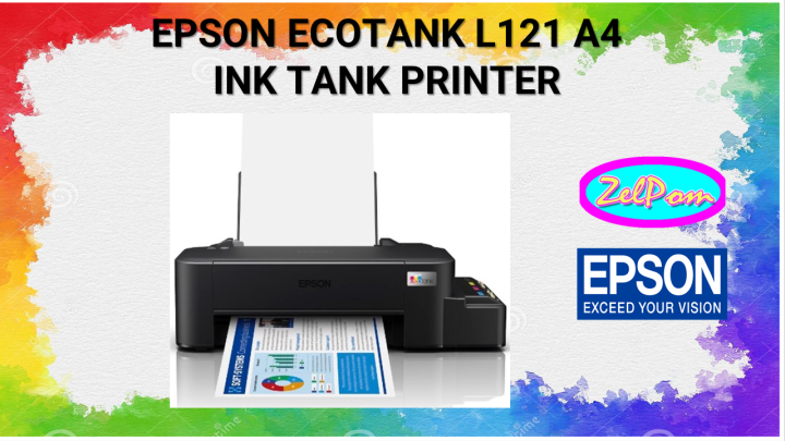 EPSON ECOTANK L121 A4 INK TANK PRINTER | Lazada PH