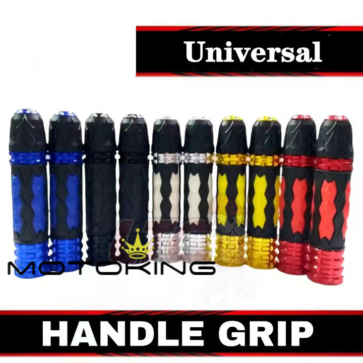 M King⭐ Handle Grip Motorcycle Soft Rubber & Durable Grip Universal ...
