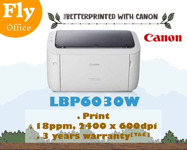Canon imageCLASS LBP6030w Mono Laser Wireless Printer Great performance ...