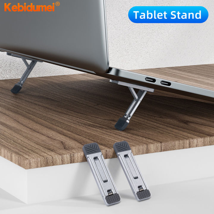 Kebidumei Mini Foldable Laptop Stand Portable Notebook Support Base ...